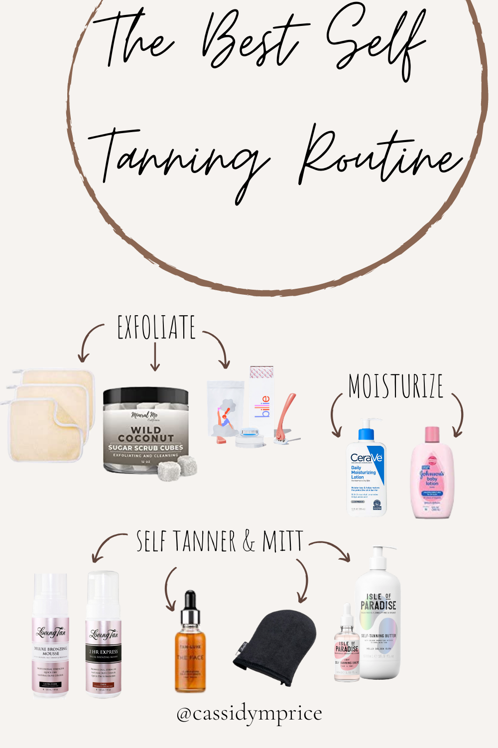 The Best Self Tanning Routine - Cassidy Price Barbe